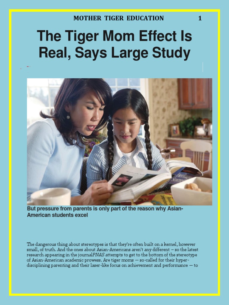 Effects of Tiger Parenting on Students | PDF | Parenting | Relationships