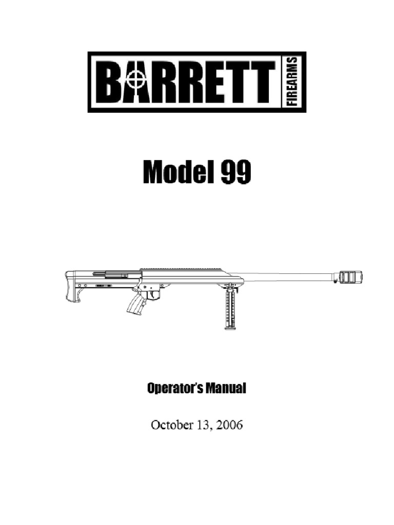 Barrett 99 Manual | PDF