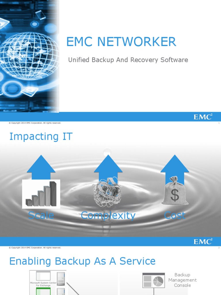 Networker emc | Hyper V | Oracle Database