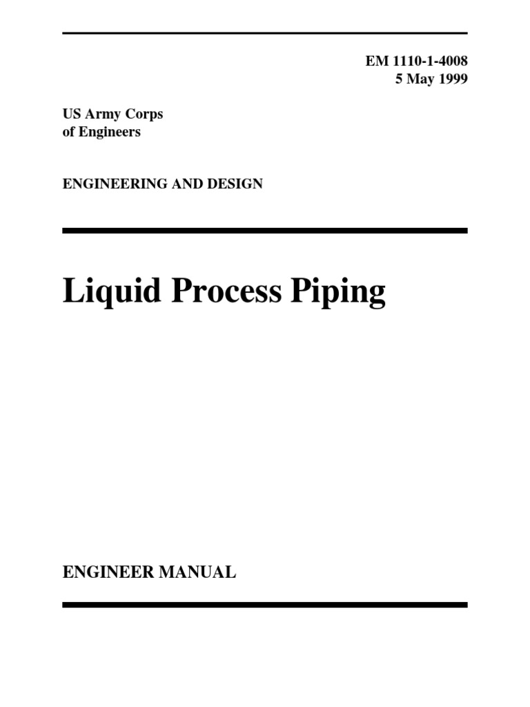 Liquid Process Piping | PDF | Pipe (Fluid Conveyance) | Structural Load