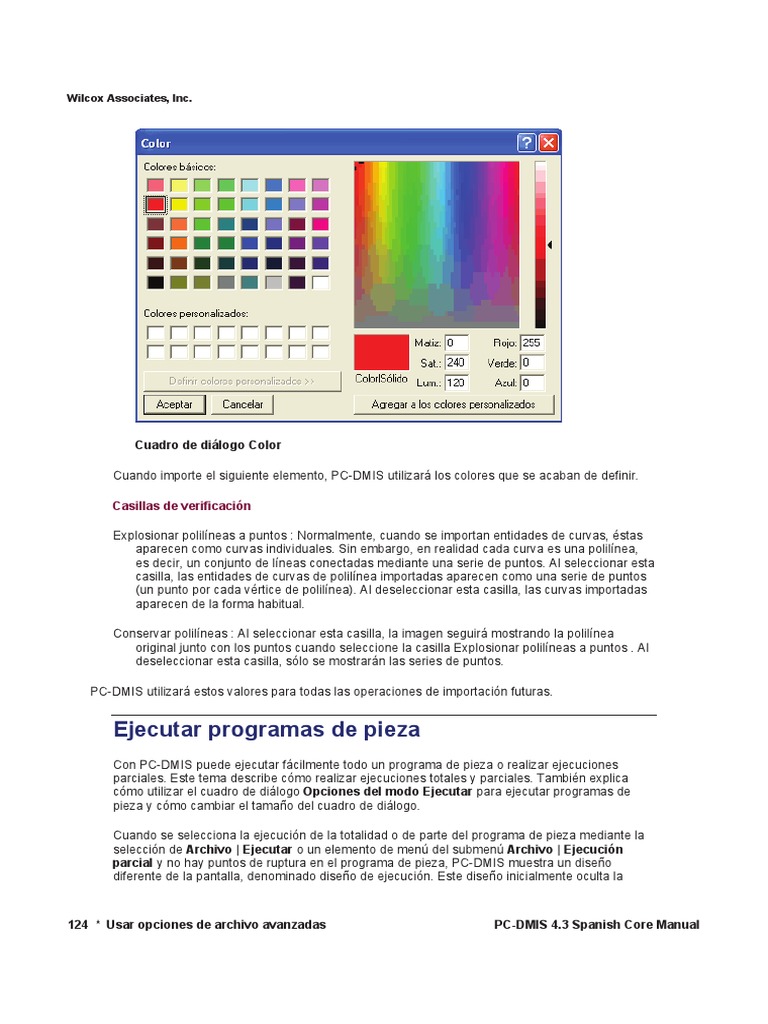 Pcdmis | PDF | Point and Click | Ventana (informática)