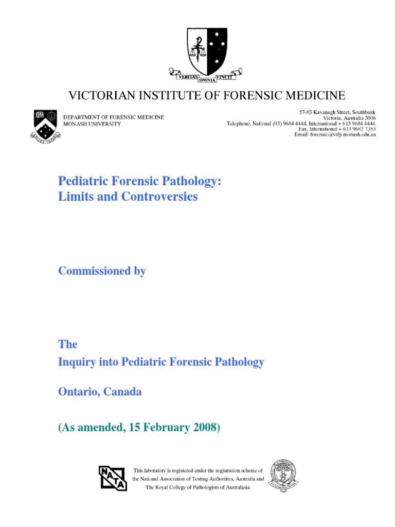 Pediatric Forensic Pathology: Limits and Controversies | PDF ...