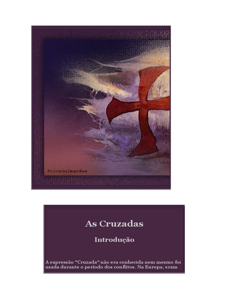 As Cruzadas | PDF | Cruzadas | Cavaleiros Templários