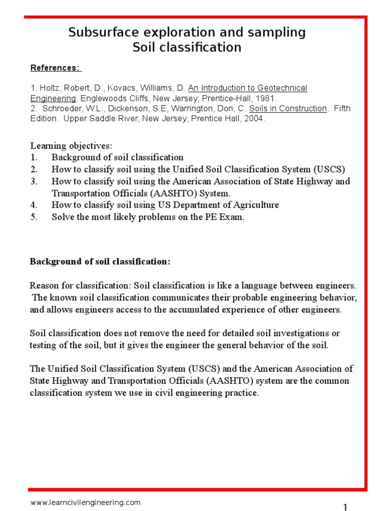 Soil Classification | PDF | Soil Science | Sedimentology