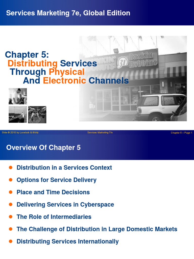 Services Through and Channels: Distributing Physical Electronic | PDF ...
