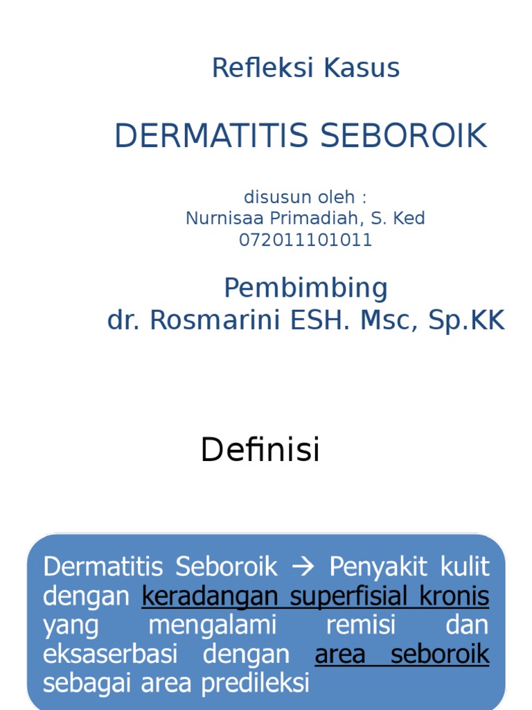 Dermatitis Seboroik | PDF