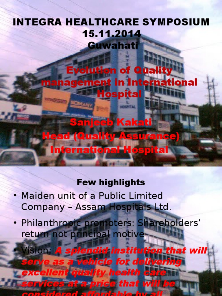 Presentation On Healthcare Quality | PDF
