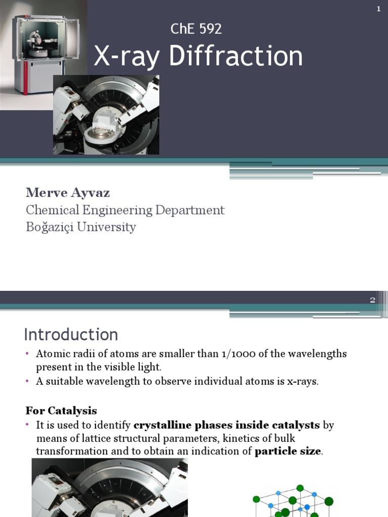 X-Ray Diffraction | PDF | X Ray Crystallography | Electron