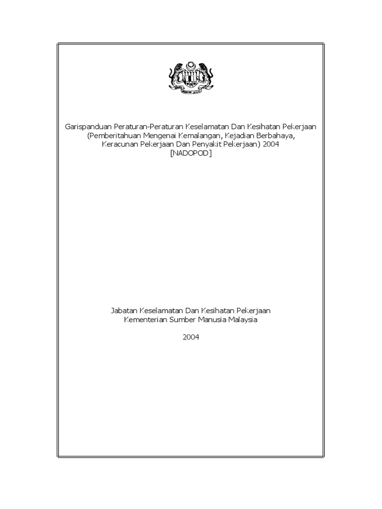 Garispanduan Nadopod | PDF