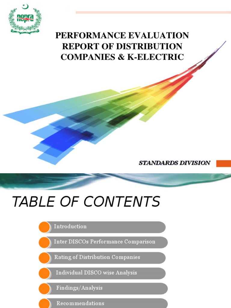 Distribution Companies Performance Report | PDF | Electric Power ...
