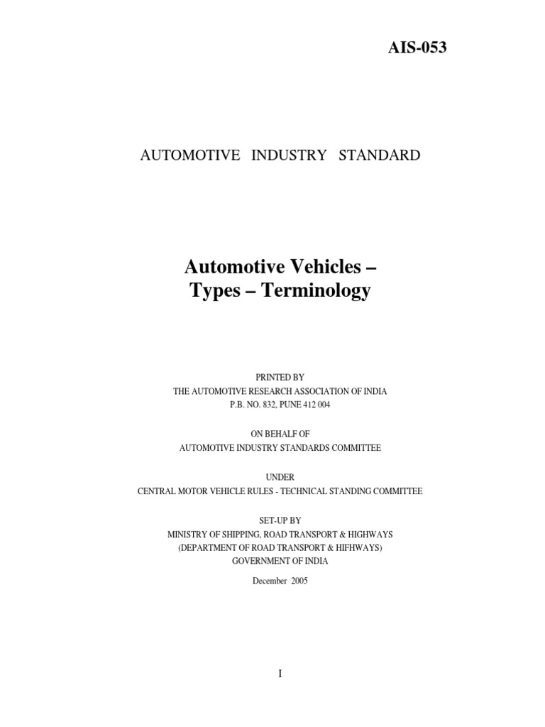 Automotive Vehicles - Types - Terminology | Download Free PDF | Trailer ...
