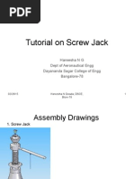 Screw Jack Technical Drawings | PDF | Technology & Engineering