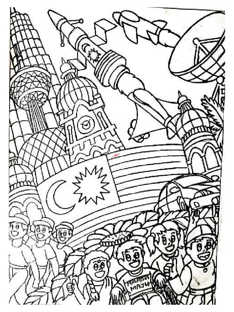 Poster Mewarna Merdeka | PDF