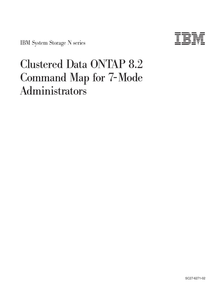 Clustered Data ONTAP 8.2 Command Map For 7-Mode Administrators | PDF | Command Line Interface ...