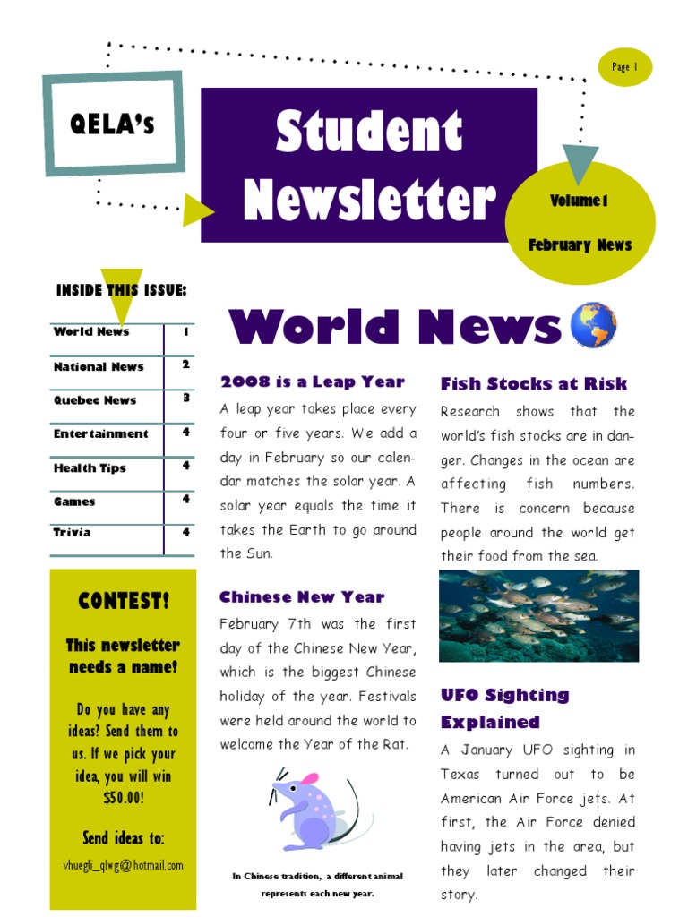 February 2008 News Highlights | PDF | Earth | Nature
