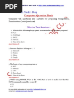 ICDL Module 1 Exam Practice Test! - ProProfs Quiz | PDF | Floppy Disk ...