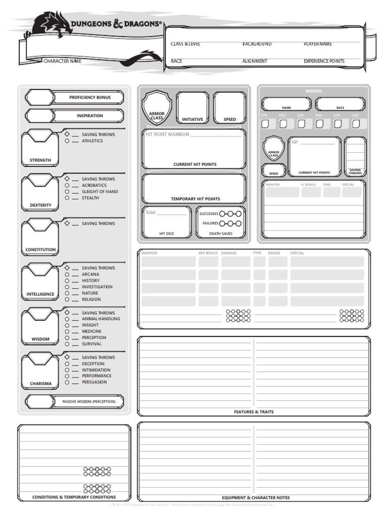 My DND 5e Sheet | PDF
