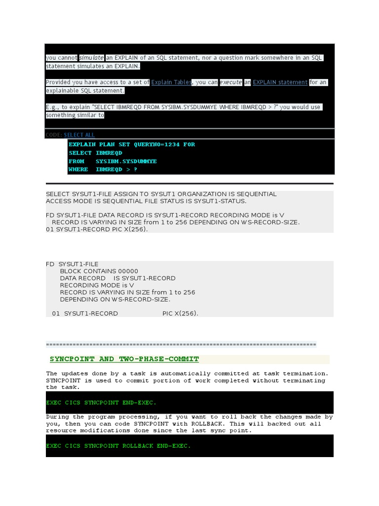 Check Point and Restart Logic | PDF | Ibm Db2 | Parameter (Computer ... Check Point and Restart Logic | PDF | Ibm Db2 | Parameter (Computer ...