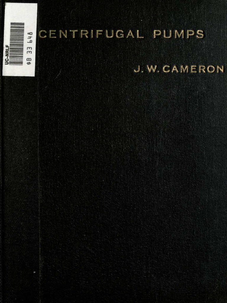 Centrifugal - Pumps - Cameron | PDF | Bearing (Mechanical) | Pump