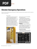 Elevator Pre Inspection Checklist | PDF | Elevator | Building Engineering