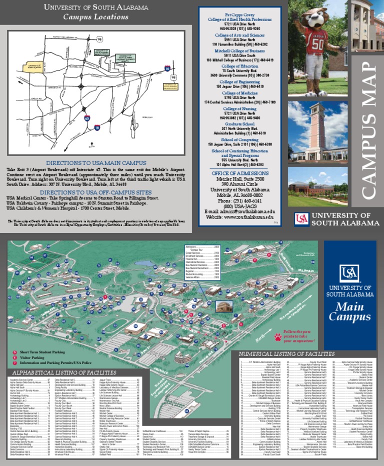Campus Map Alabama | PDF | Fraternities And Sororities | Fraternities
