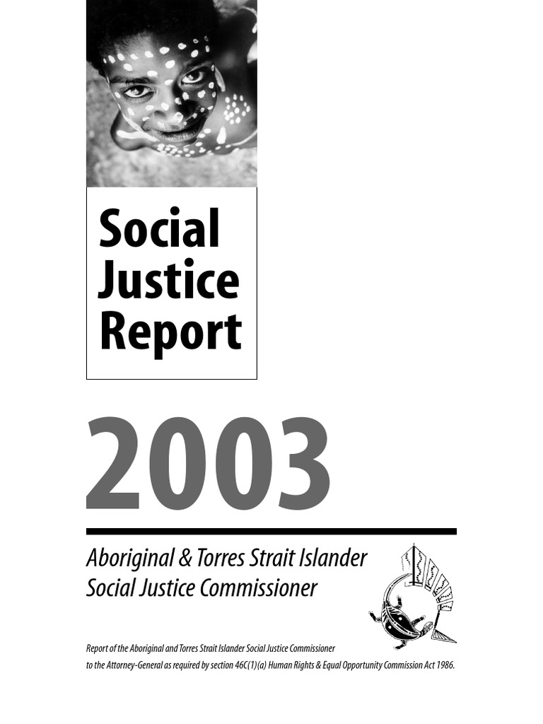 Social Justice Report 2003 | PDF | Indigenous Australians | Governance