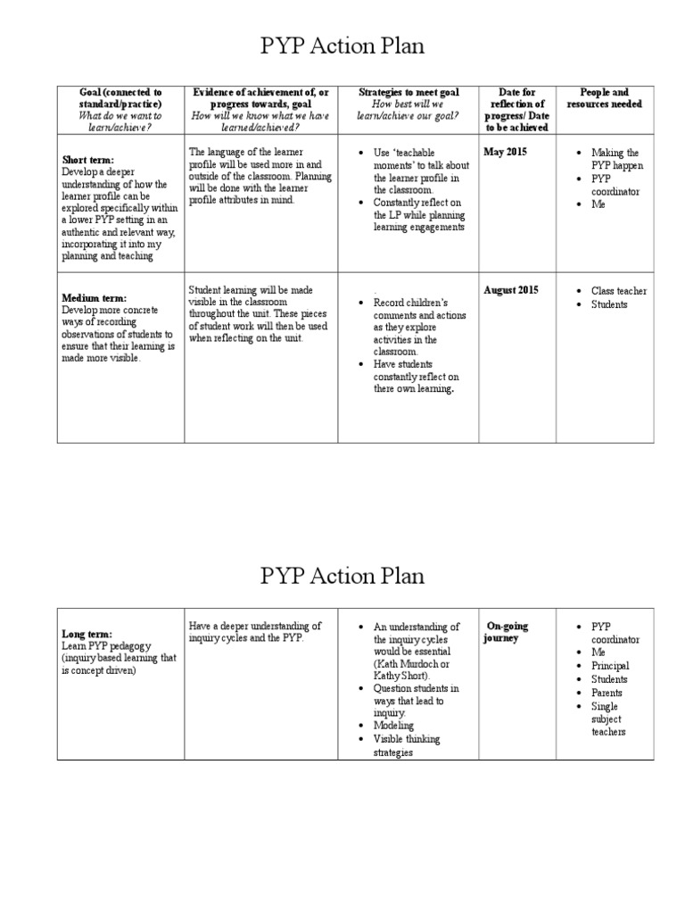 PYP Teaching Strategies Guide | PDF