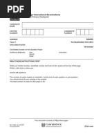 Science Paper 2. Question Paper. Stage 4. Cambridge Primary Progression ...