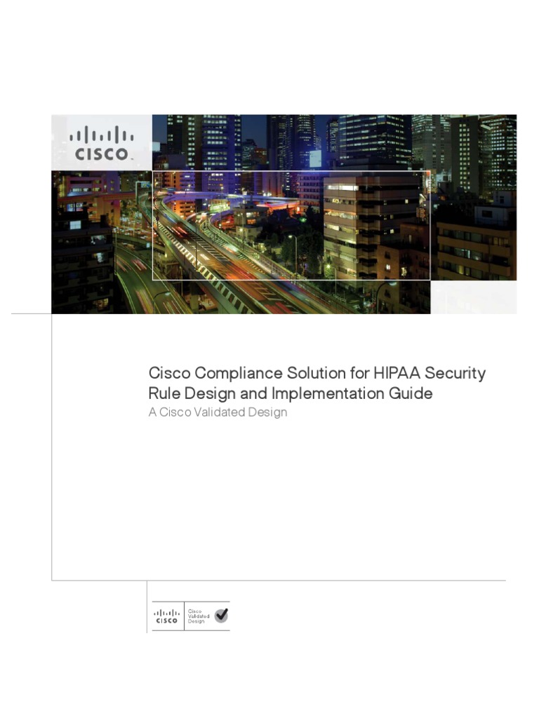 Cisco Compliance Solution | PDF | Health Insurance Portability And ...