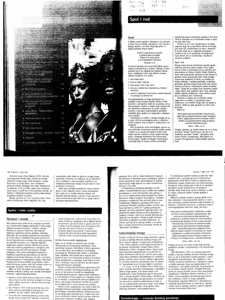 Haralambos - Spol I Rod | PDF