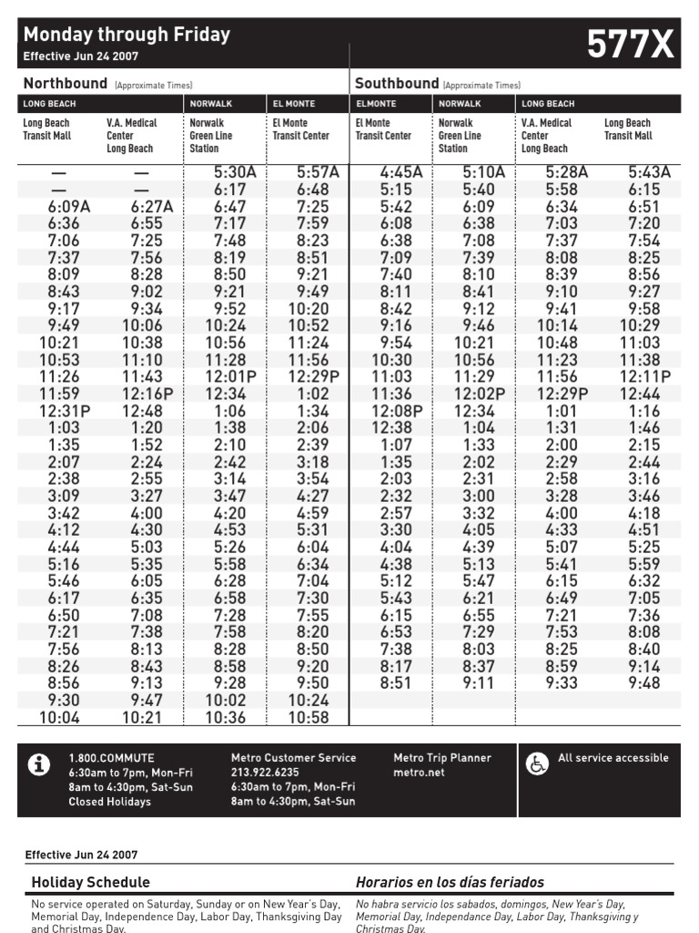 LA Metro - 577 | PDF | Los Angeles County | Public Services