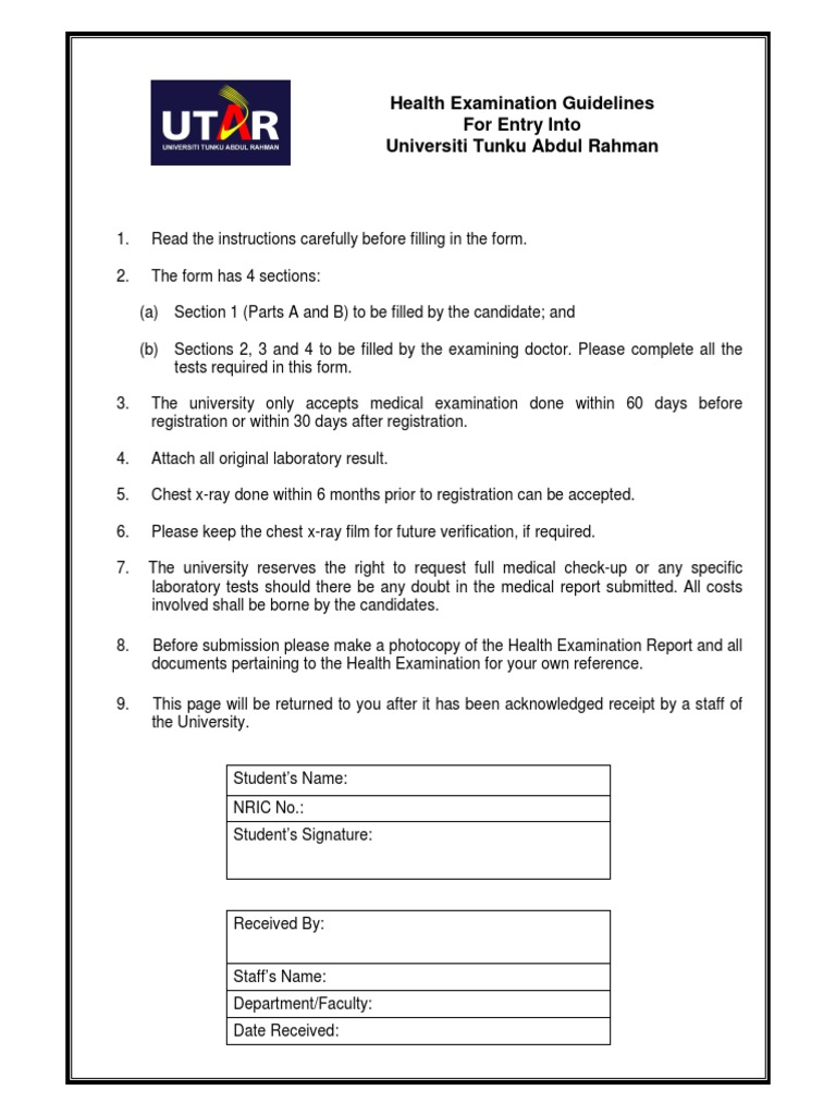 Health Examination Report | PDF | Physical Examination | Medicine