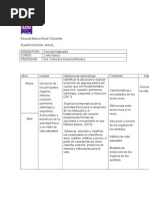 Planificacion Anual, Segundo Básico, Ciencias Naturales | PDF ...