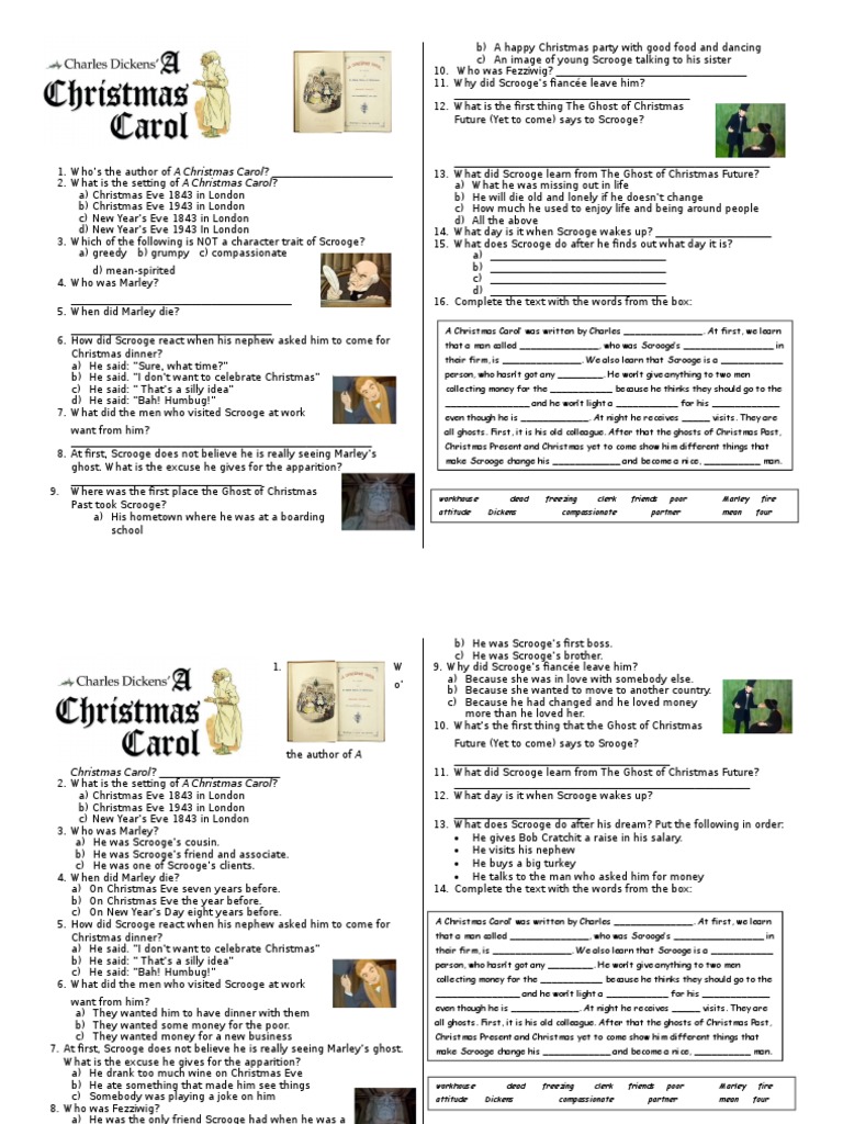 A Christmas Carol | PDF | Ebenezer Scrooge | A Christmas Carol