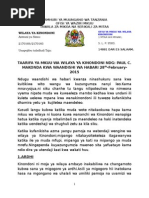 Fomu Ya Bima Ya Afya | PDF