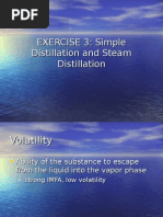 Steam Distillation Vs Simple Distillation | PDF | Distillation | Liquids
