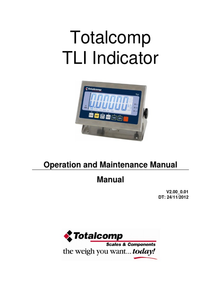 TLI Indicator Manual: Operation & Maintenance | PDF | Electrical ...