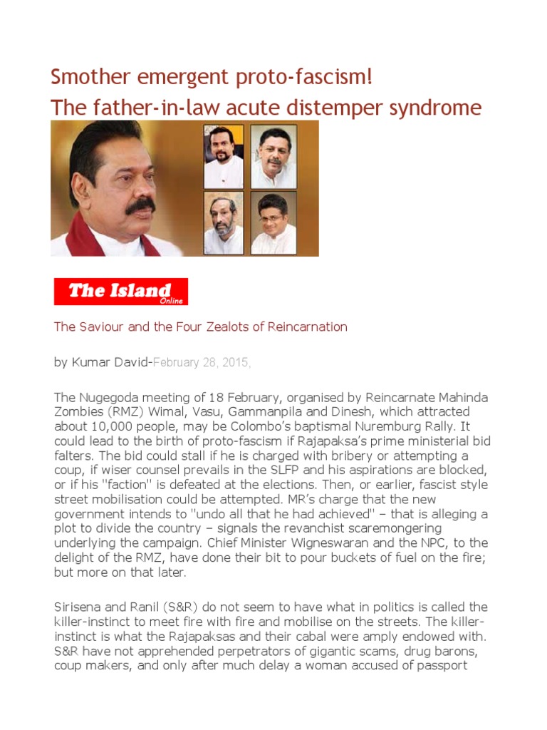 Smother Emergent Proto-Fascism! | PDF | Genocides | Government