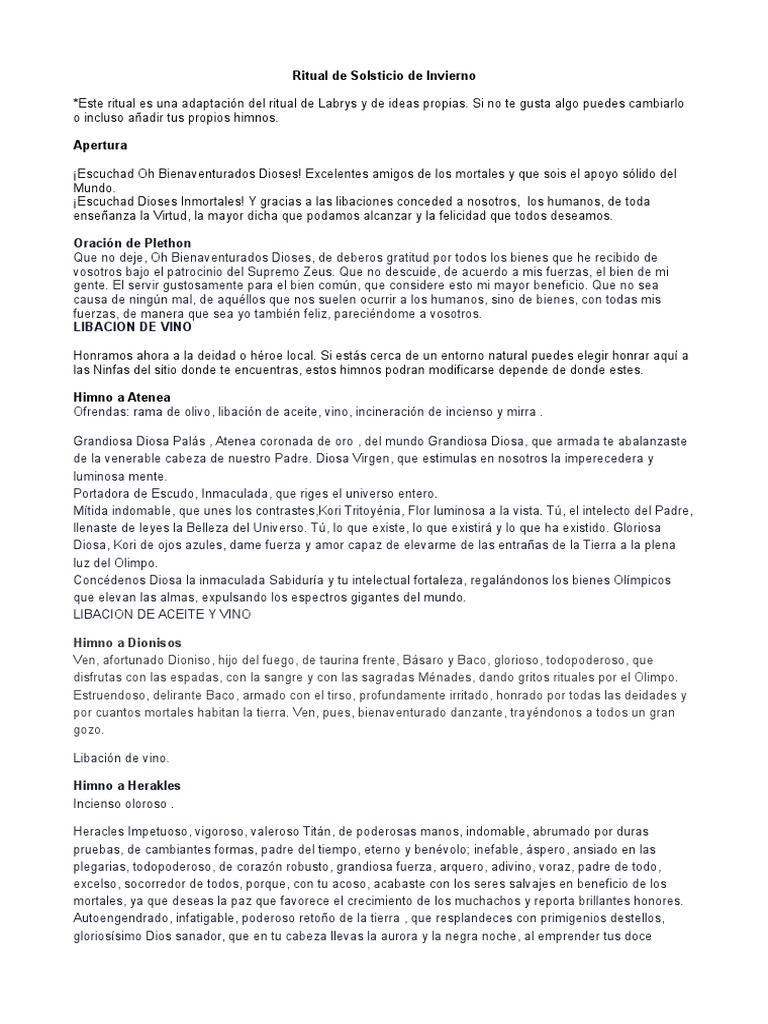 Ritual de Solsticio de Invierno: Una Celebración de la Luz y la ...