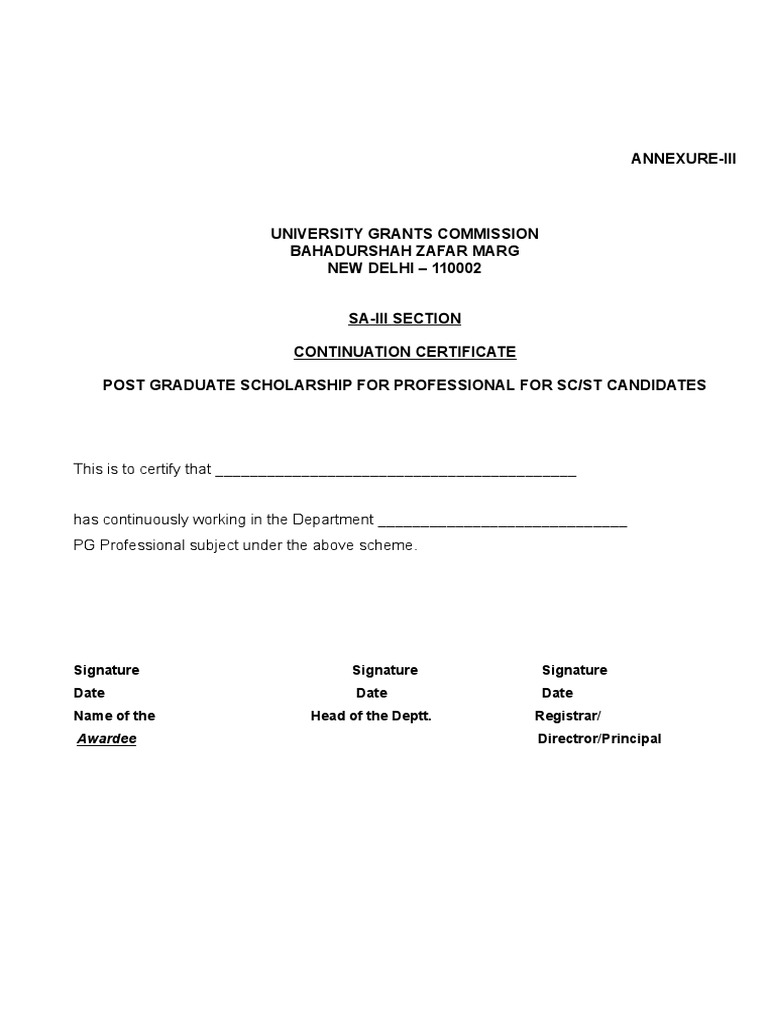 Annexure-Iii: This Is To Certify That | PDF