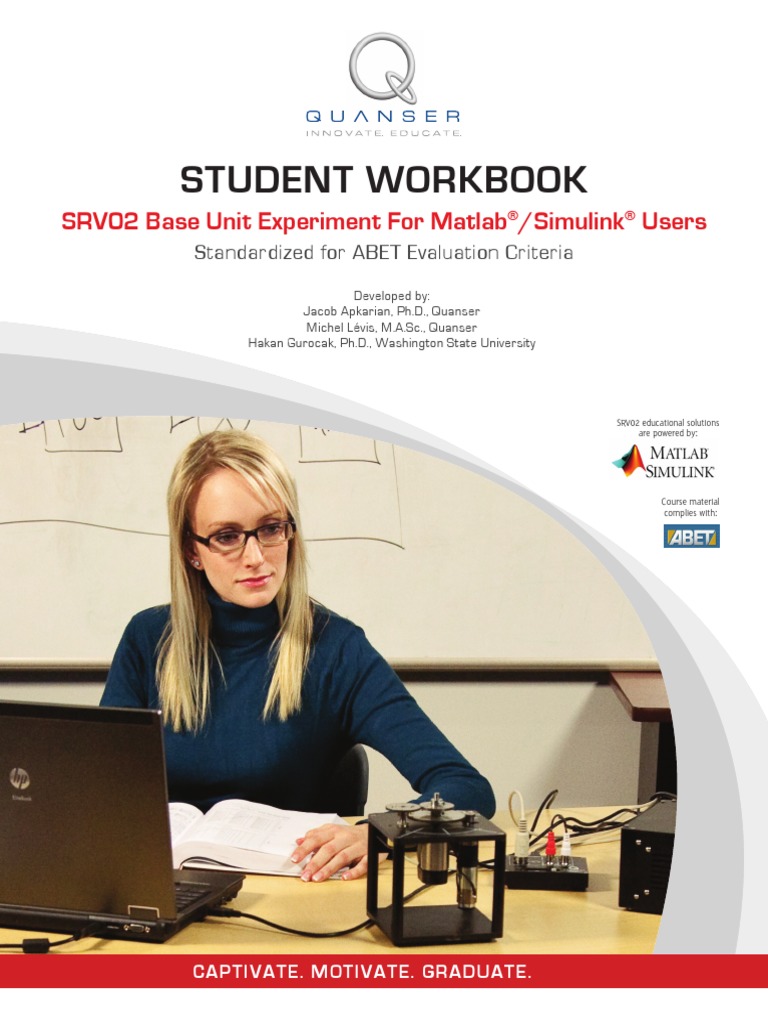 SRV02 Workbook | PDF | Amplitude | Control Theory