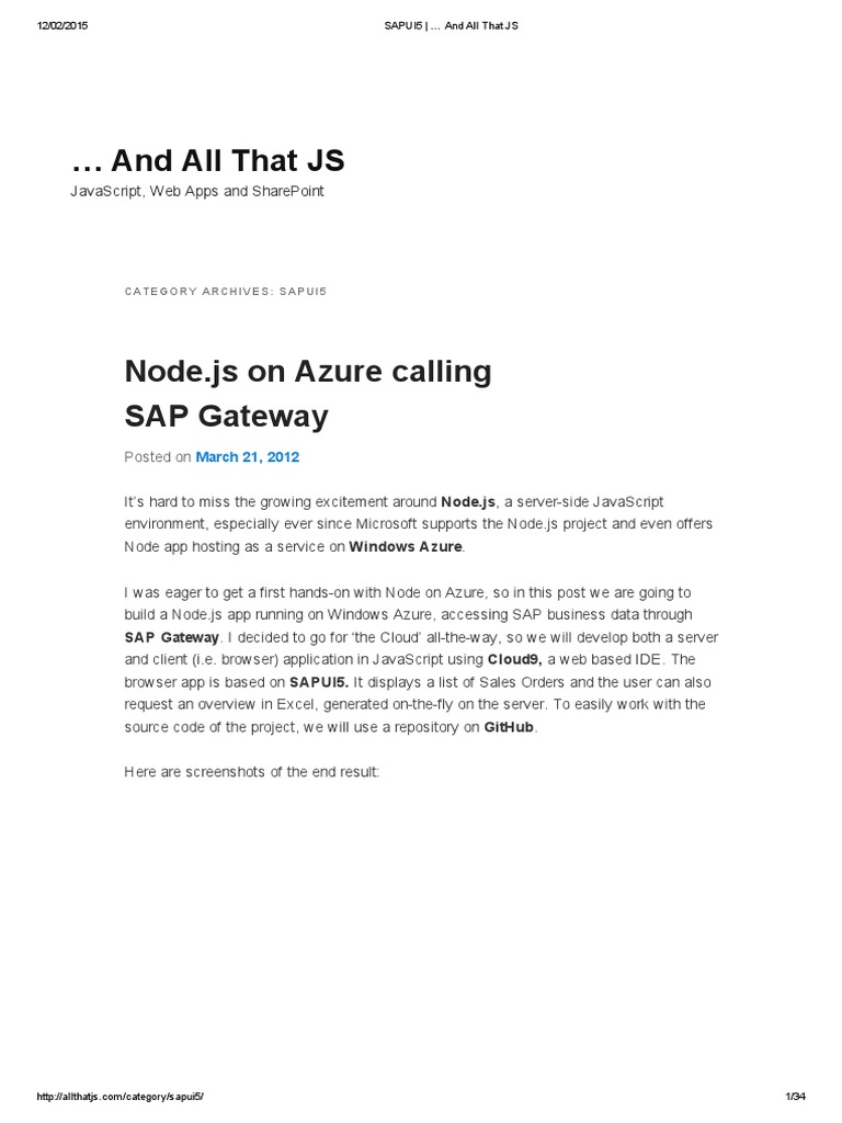 SAPUI5 Download Excel Sheet From Table | PDF | Java Script | Web Application