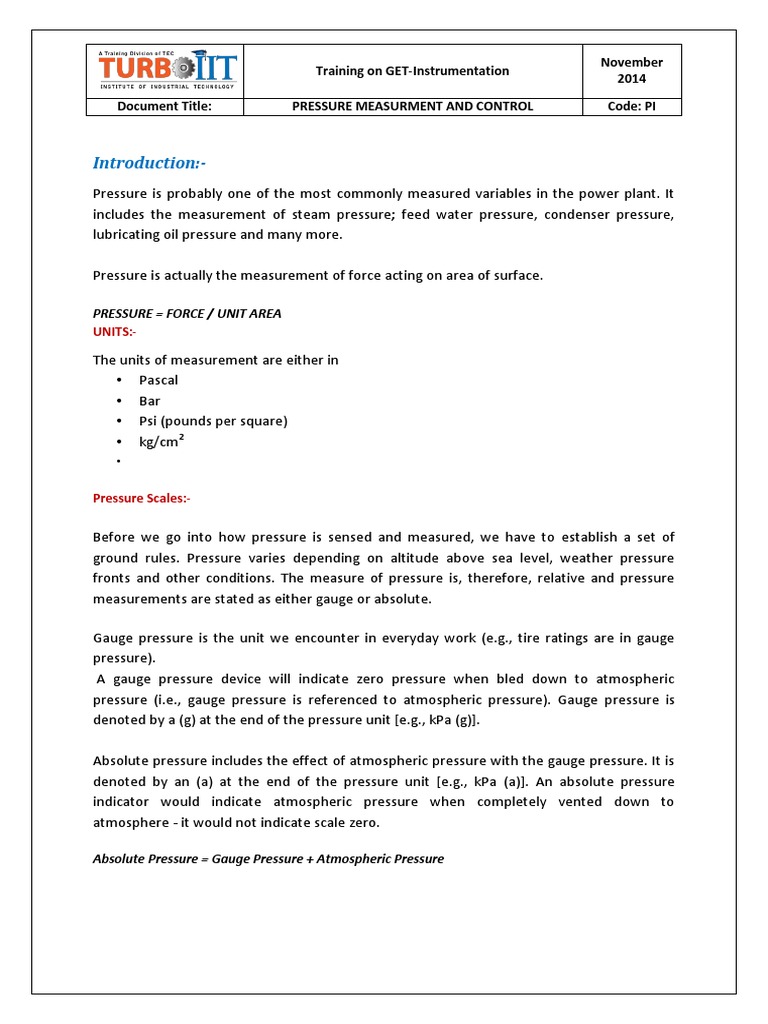 Introduction:-: Training On GET-Instrumentation November 2014 Document ...