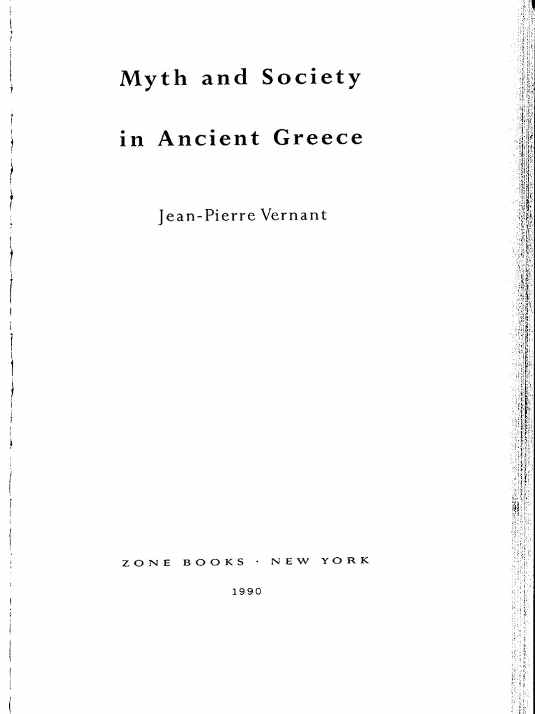 Vernant - The Myth of Prometheus in Hesiod | PDF | Prometheus | Paleo ...