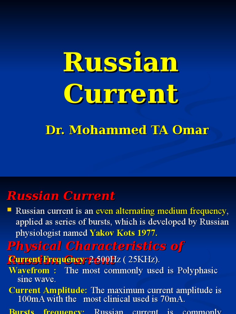 Russian Current | PDF | Muscle Contraction | Amplitude