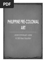 4 Pre-Colonial Philippine Art | PDF