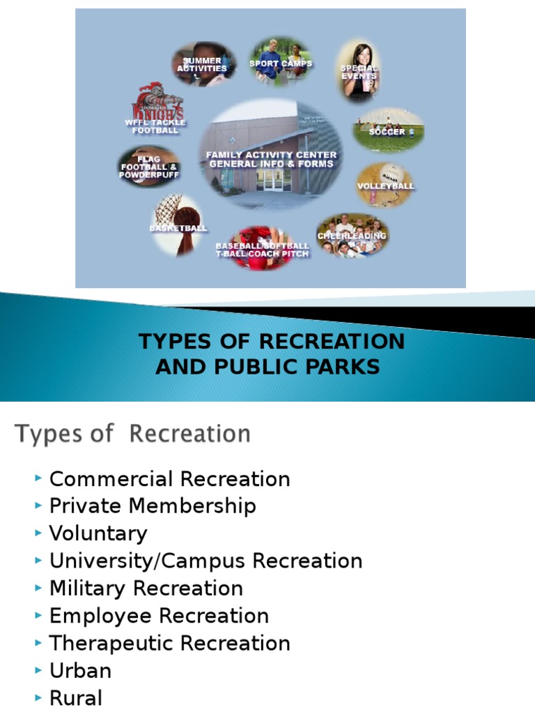 Unit 2 - TYPES OF RECREATION Part 2 | PDF | Physical Fitness | Recreation