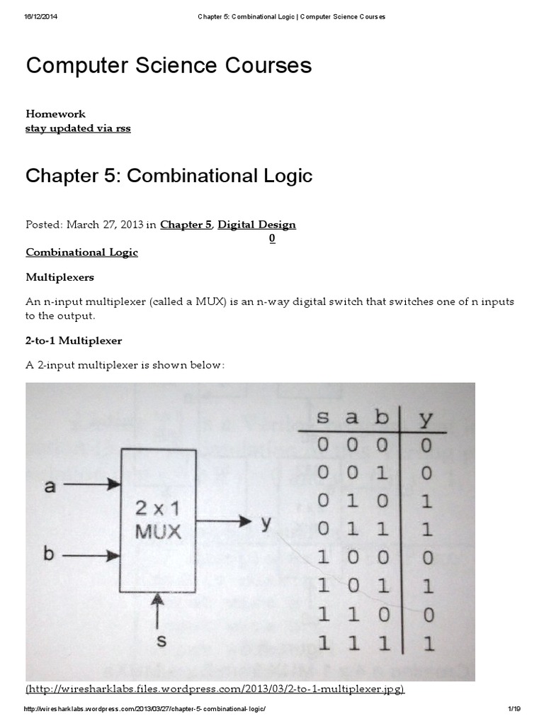 Chapter 5 Combinational Logic Pdf Binary Coded Decimal Computer Engineering