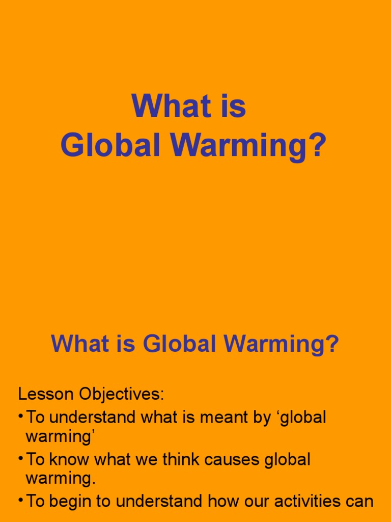 Understanding Global Warming Causes | PDF | Greenhouse Effect | Global ...