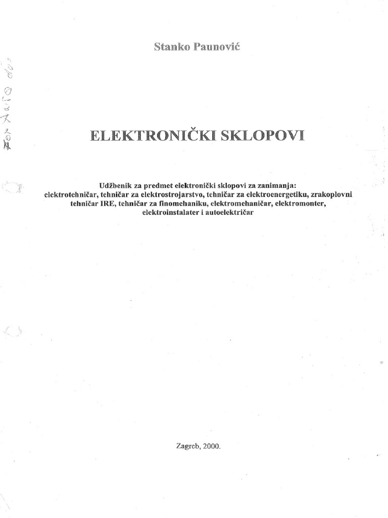 Elektronički Sklopovi | PDF